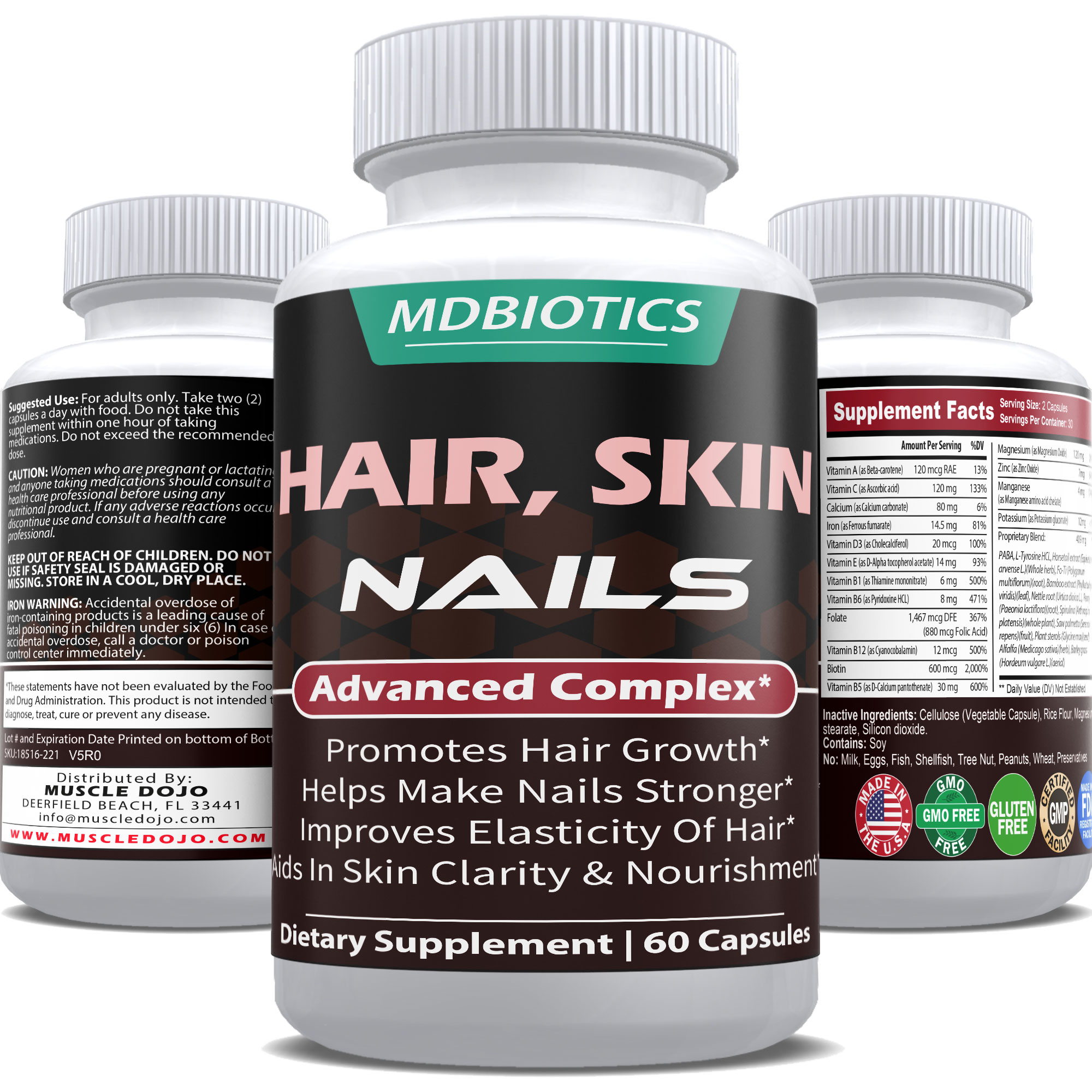 Hair, Skin & Nails – Powerful Blend Of Vitamin, Minerals And Herbs ...
